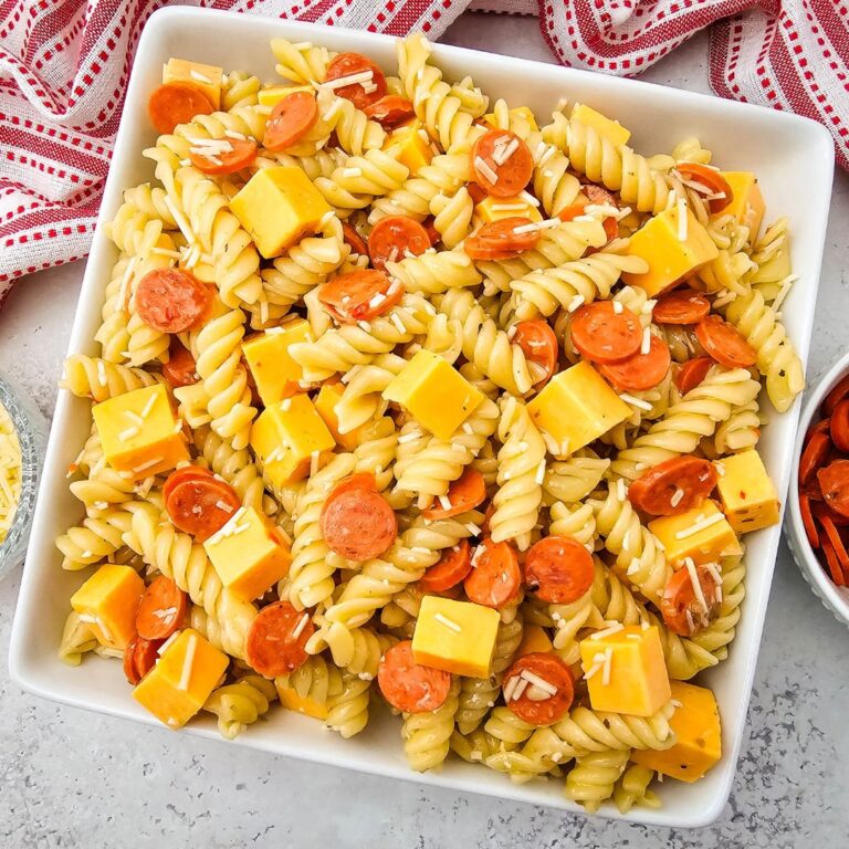 5-Ingredient Pepperoni and Cheese Pasta Salad (Ready in 20 Minutes ...